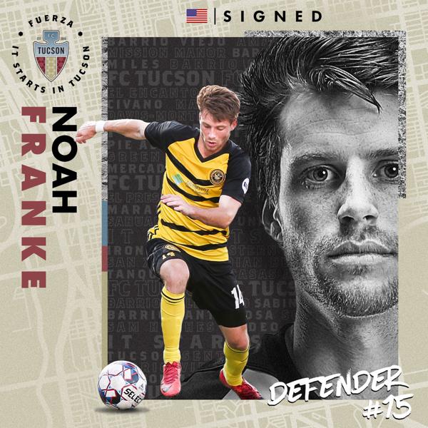 FC Tucson Sign Former Riverhounds Defender Noah Franke - FC Tucson